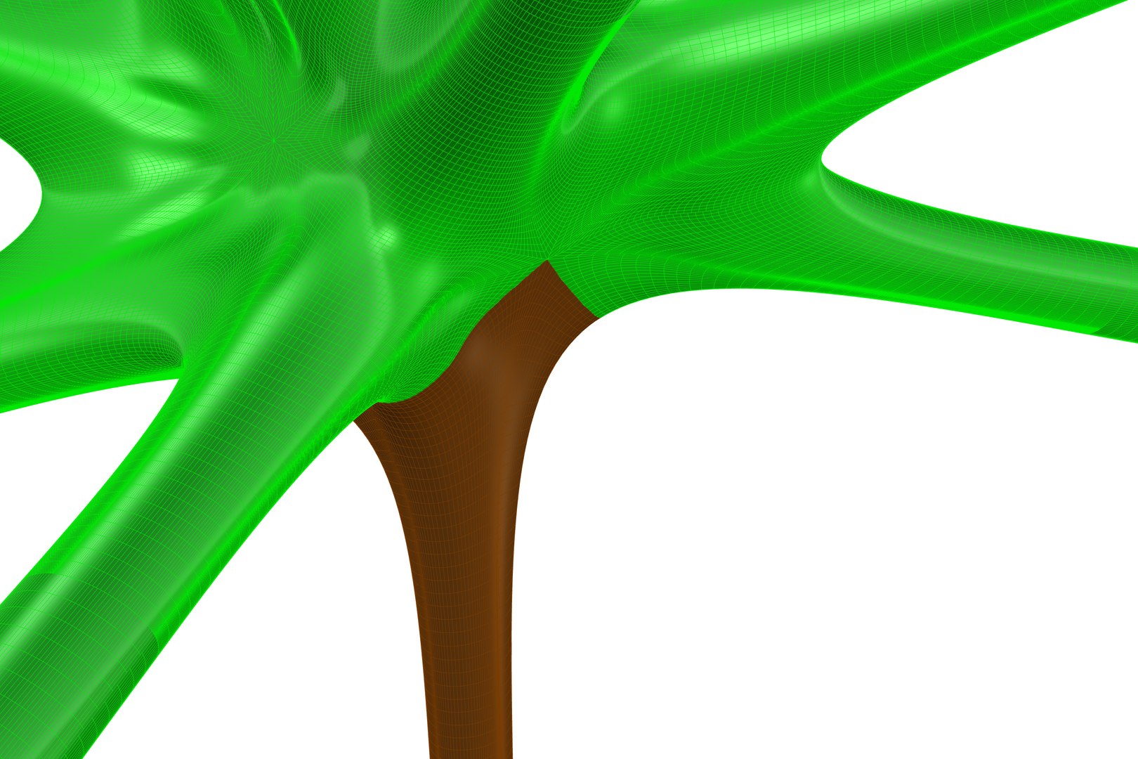 3D SciFi Abstract Trees V1 Model - TurboSquid 1972072