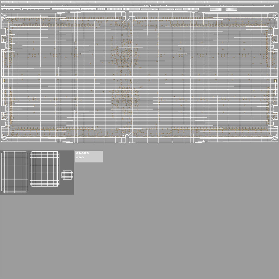 3D Ddr4 Sdram Memory Module Model - TurboSquid 1430433