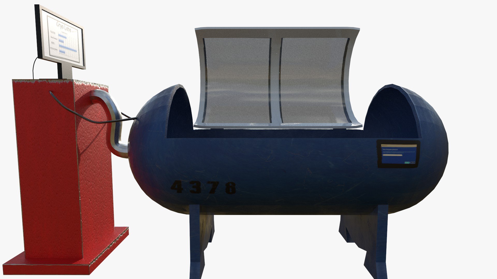 3D Cryo Chamber Animated - TurboSquid 1836481