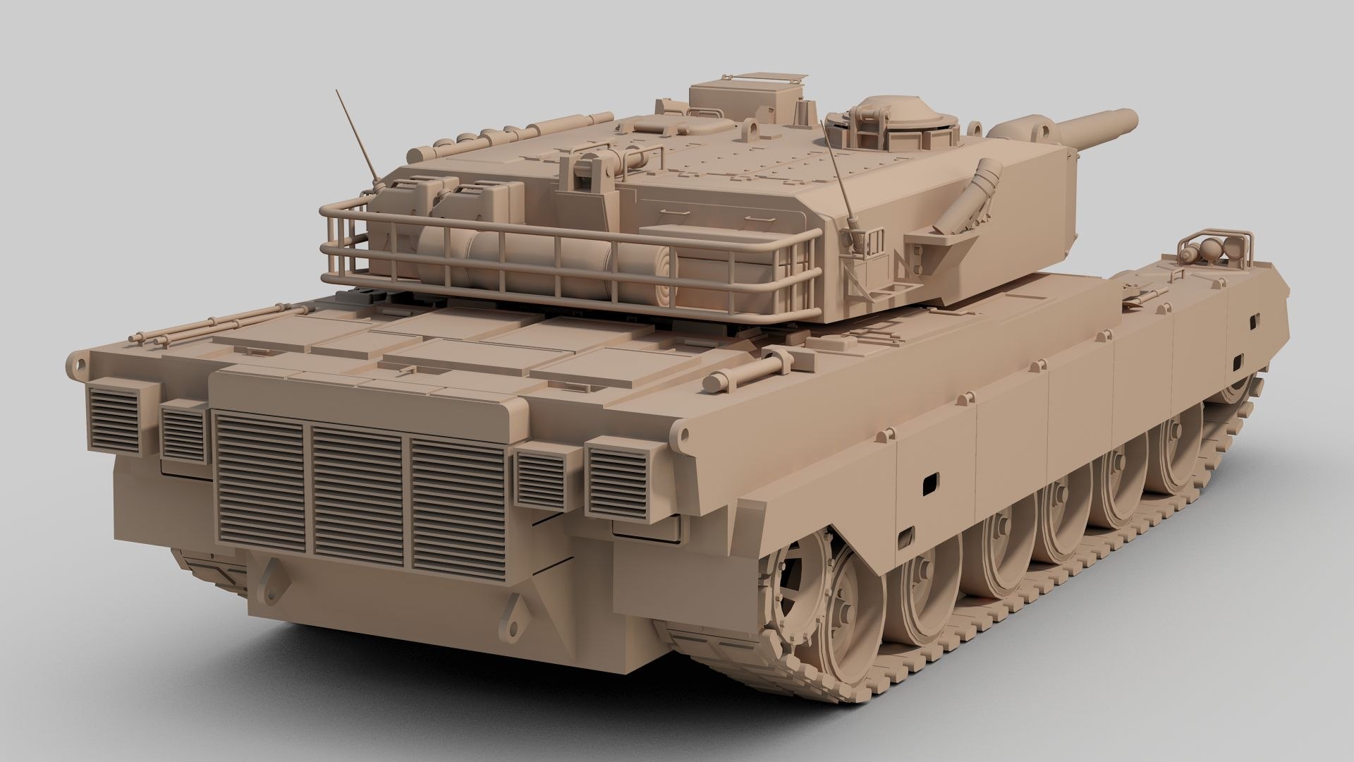 3d Model Japanese Type 90 Battle Tank
