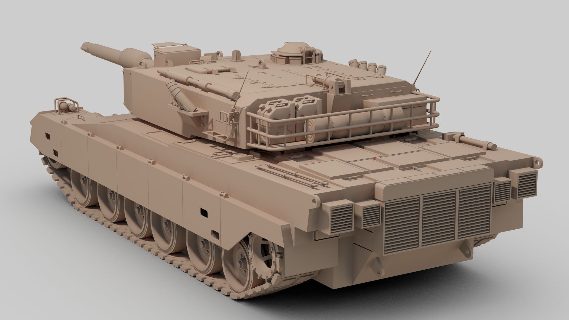 3d Model Japanese Type 90 Battle Tank