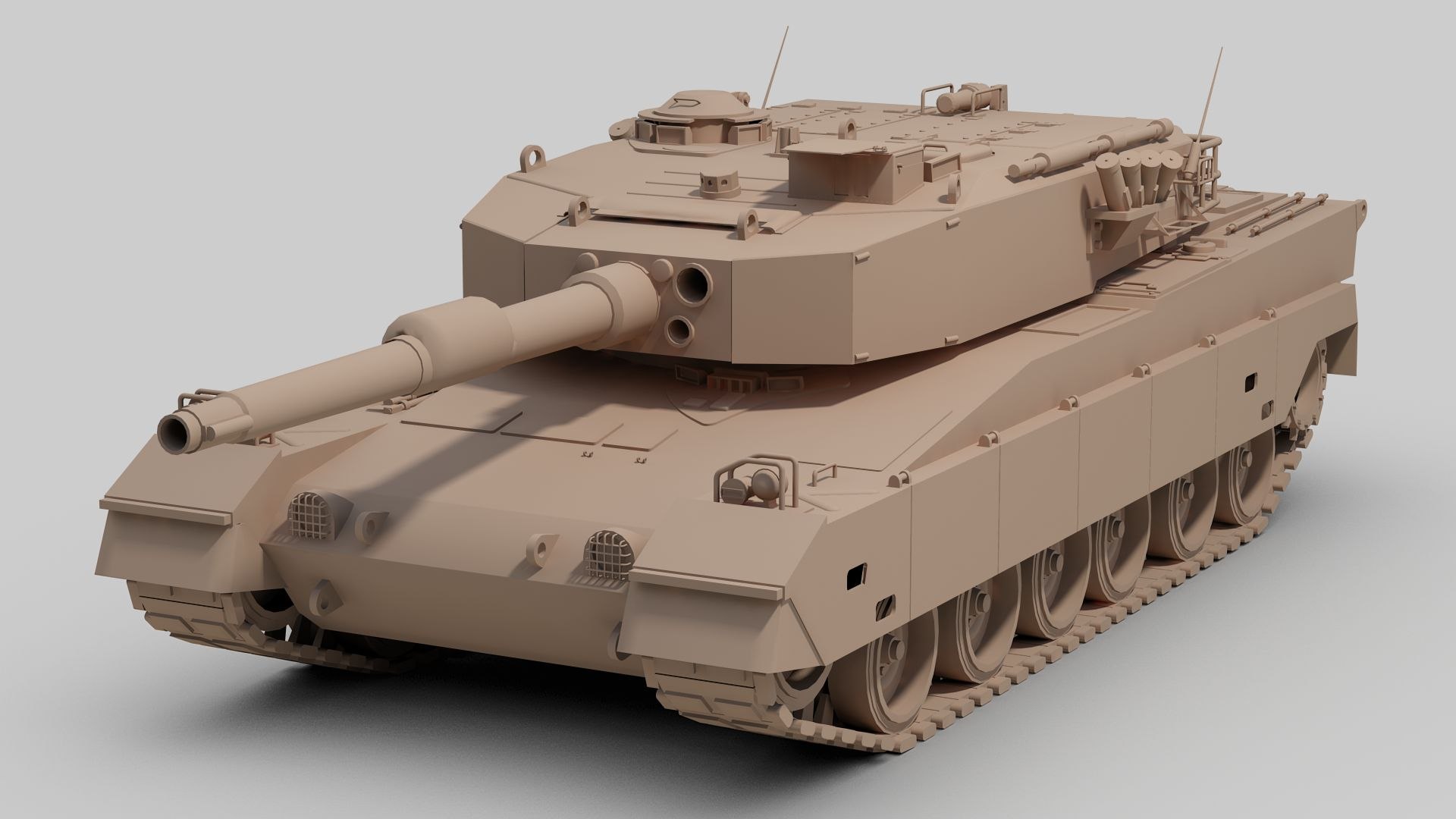 3d Model Japanese Type 90 Battle Tank