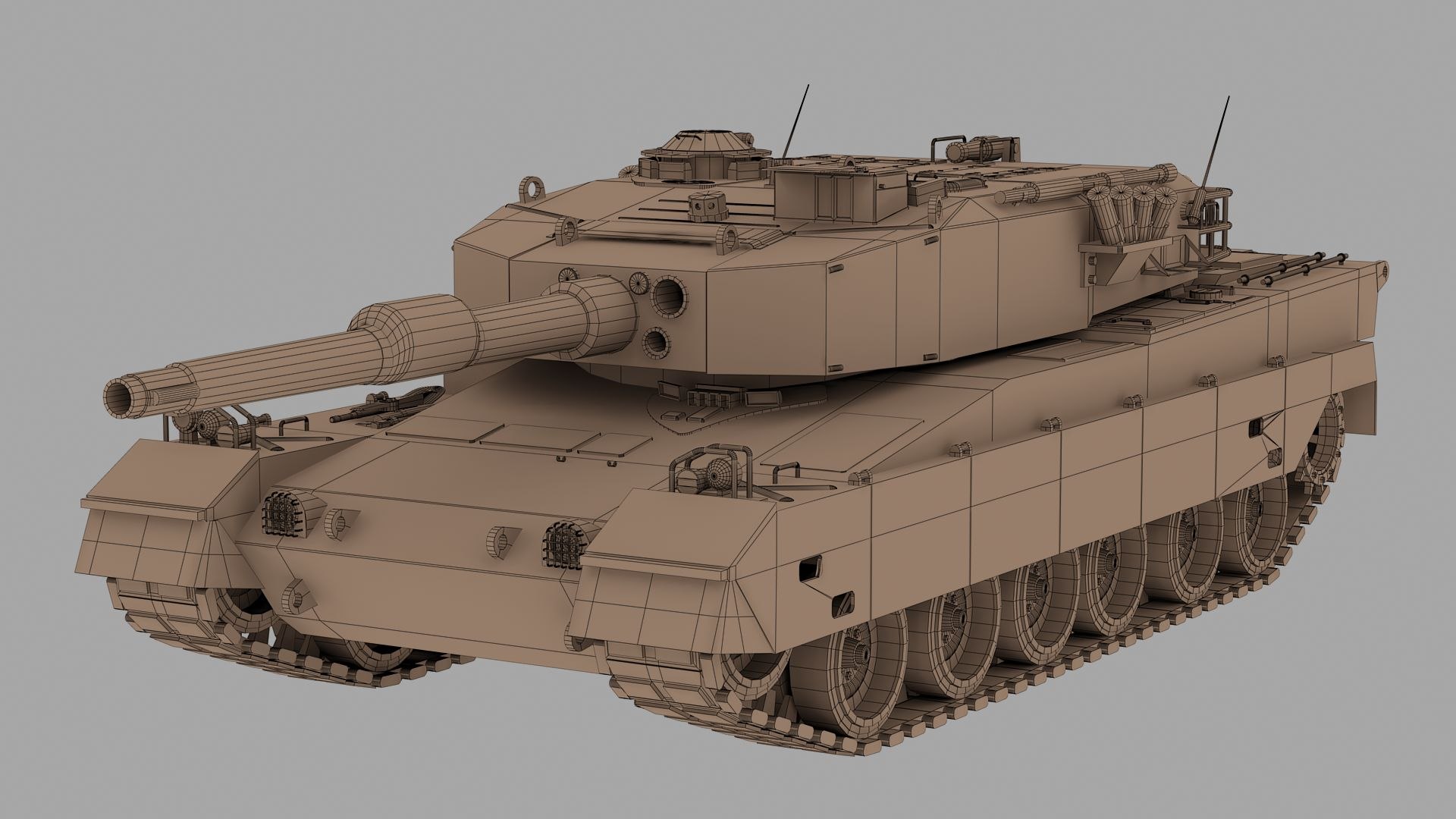 3d Model Japanese Type 90 Battle Tank