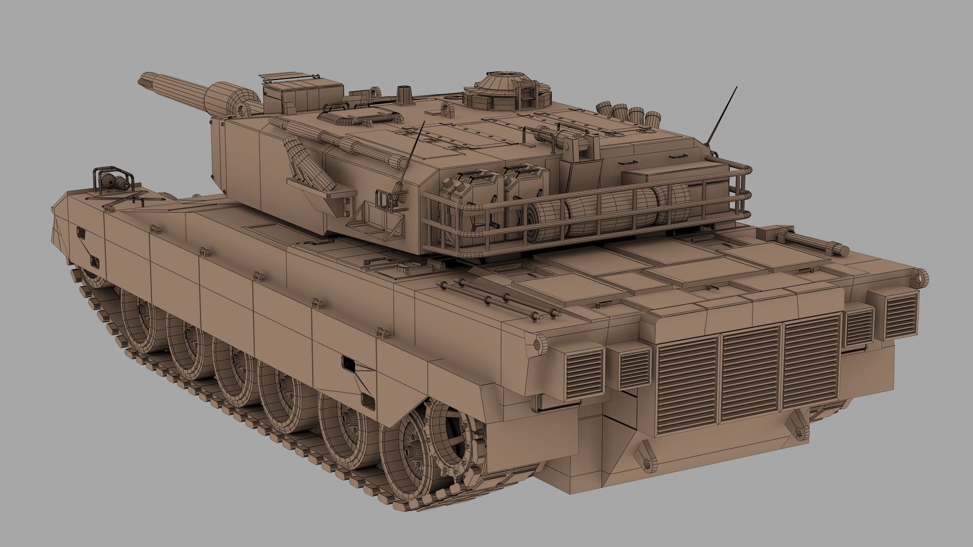 3d Model Japanese Type 90 Battle Tank