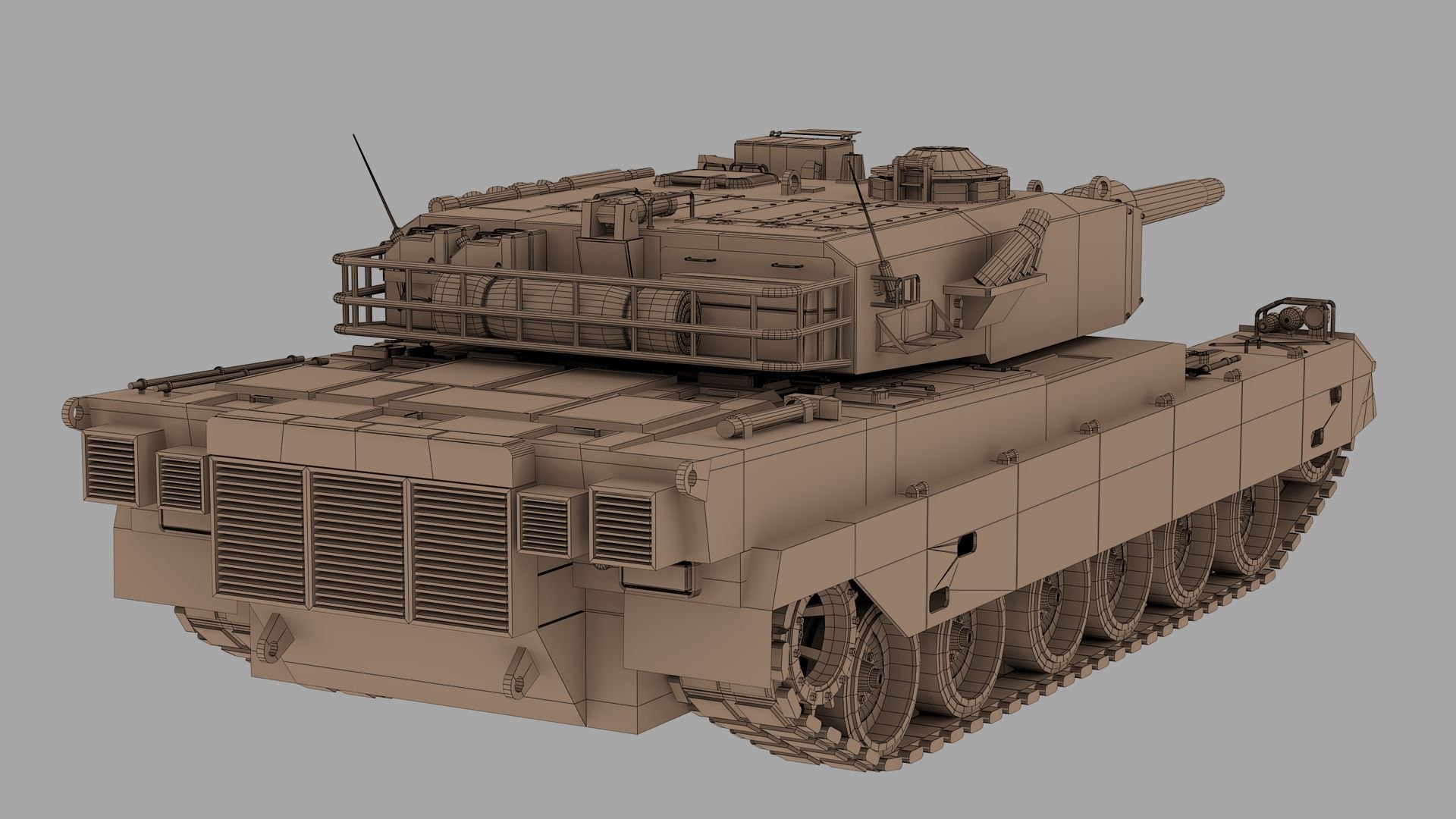 3d Model Japanese Type 90 Battle Tank