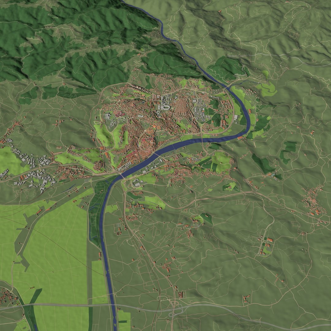 Coimbra Portugal - City And Urban 3D Model - TurboSquid 2327412