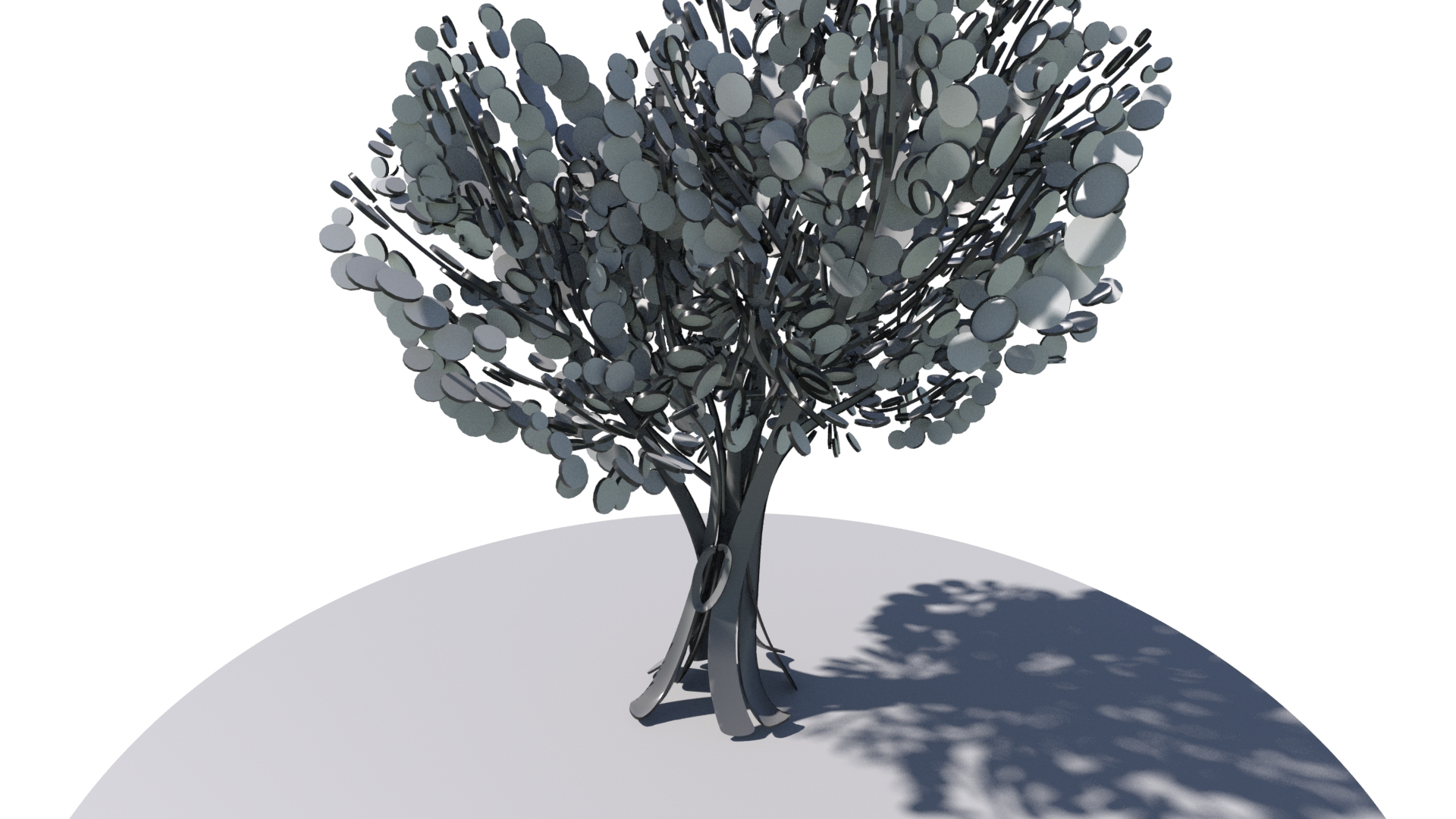 3D A Set Of 9 Stylised Tree Representation Of A Medium Sized Broadleaf Tree - TurboSquid 2270466
