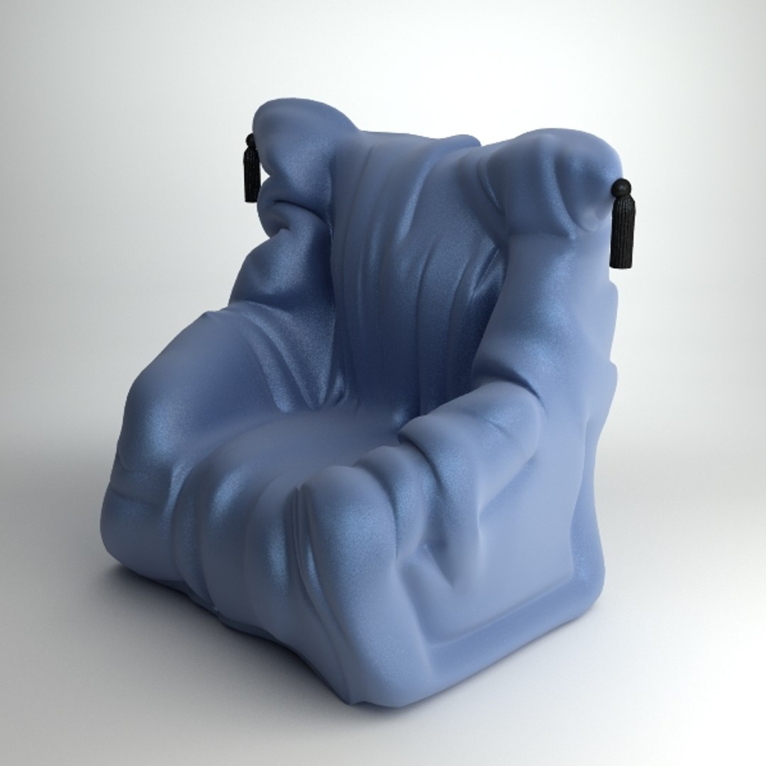 3d Shadow Chair Meritalia Armchair Model