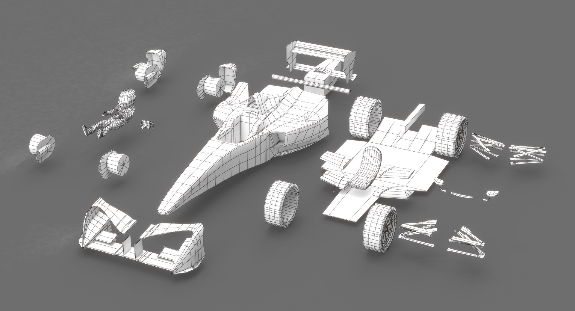 Pack Formula E 2017 3D - TurboSquid 1235194