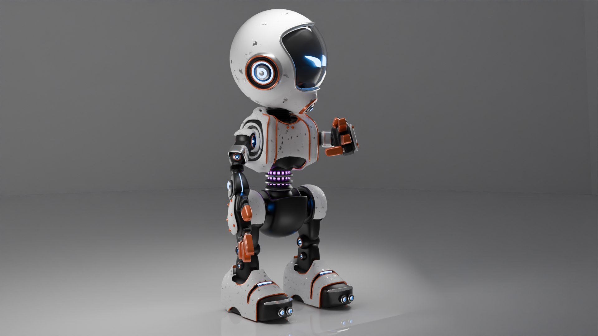3D TOX-Info-X1 Mini Robot - TurboSquid 2238623