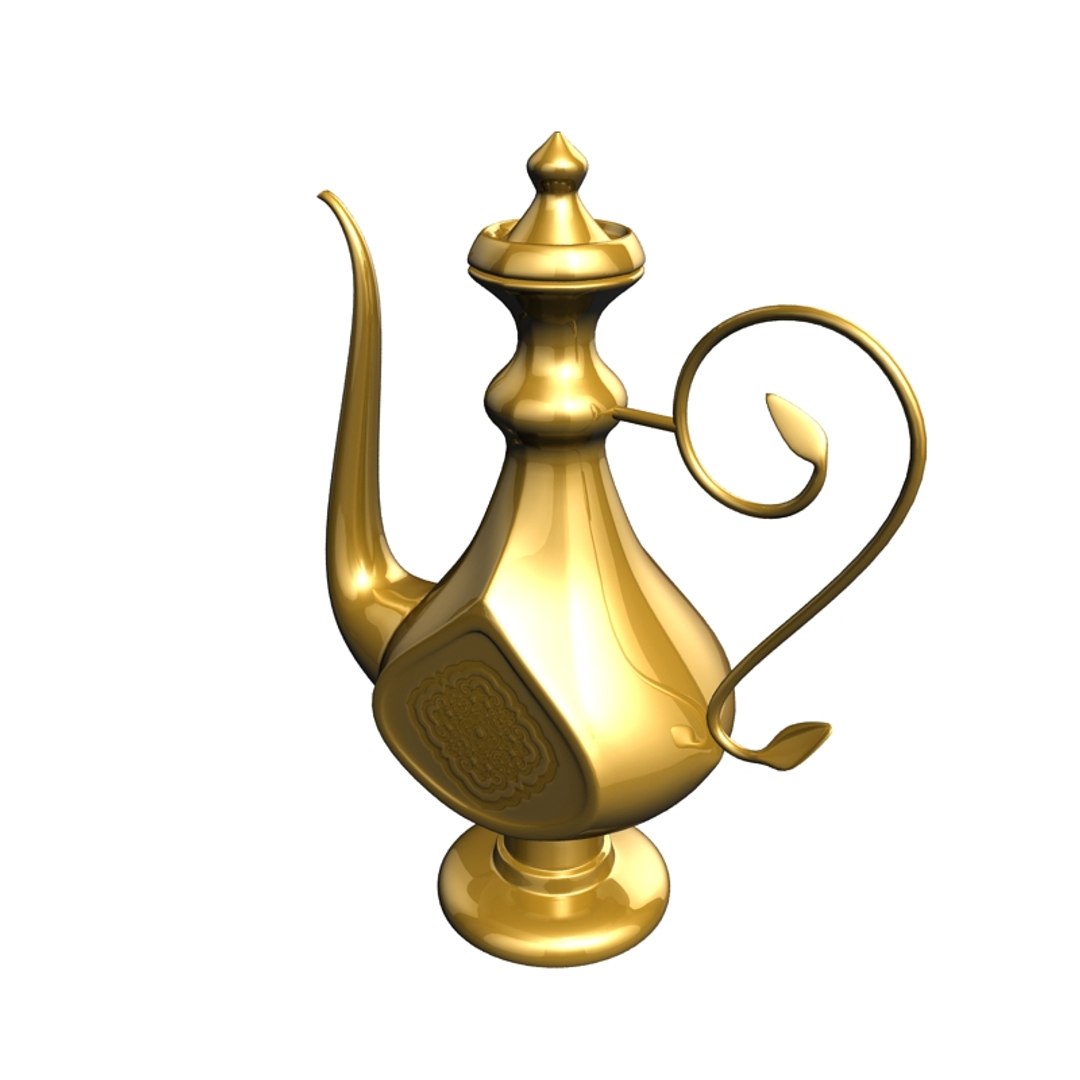 3d Model Of Chinese Pot Gold
