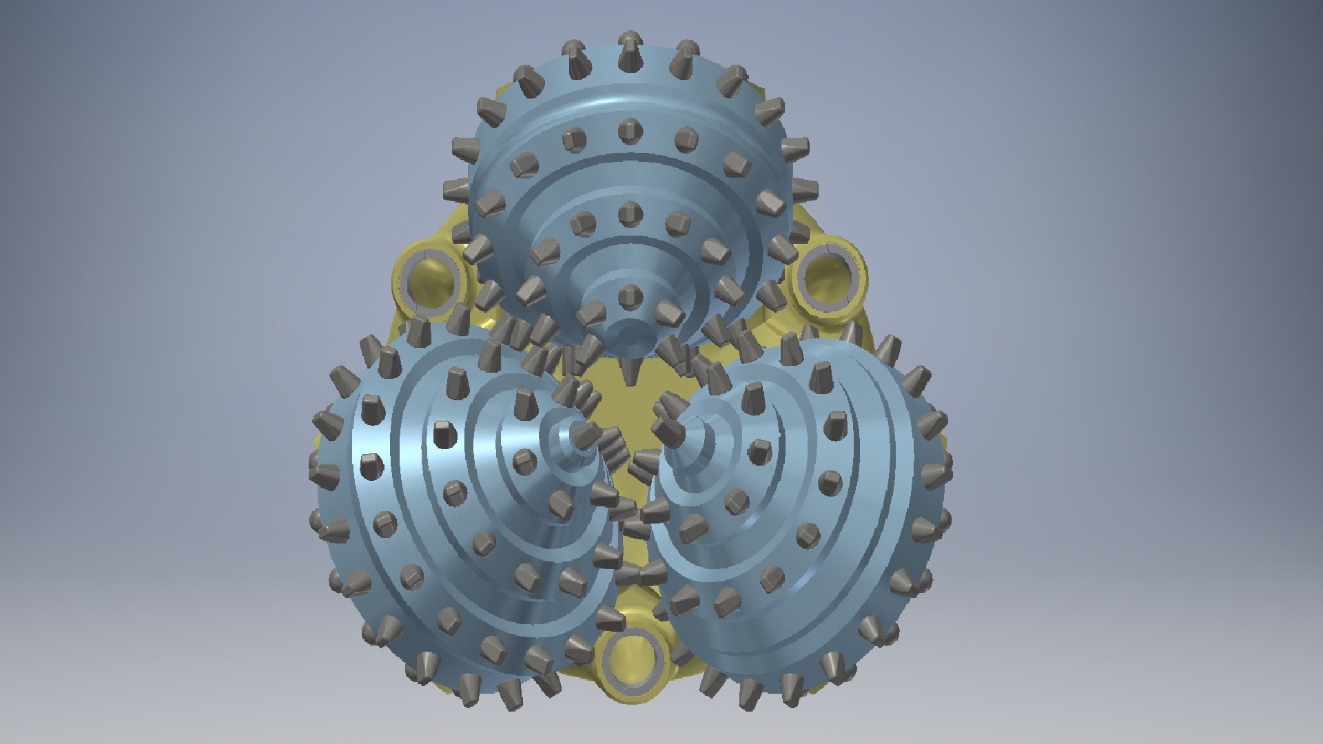 Tricone Drill Bit Assembly 3d Model 3D - TurboSquid 2251546