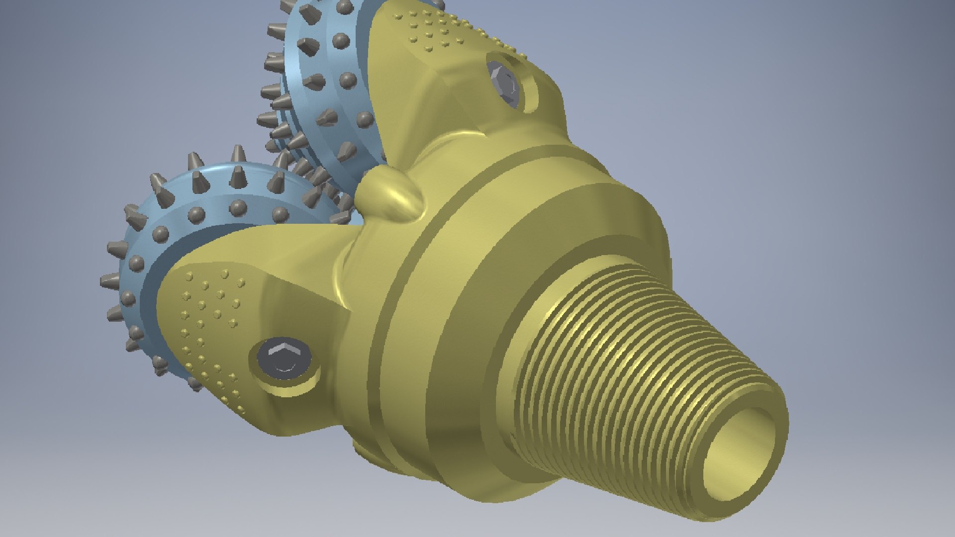 Tricone Drill Bit Assembly 3d Model 3D - TurboSquid 2251546