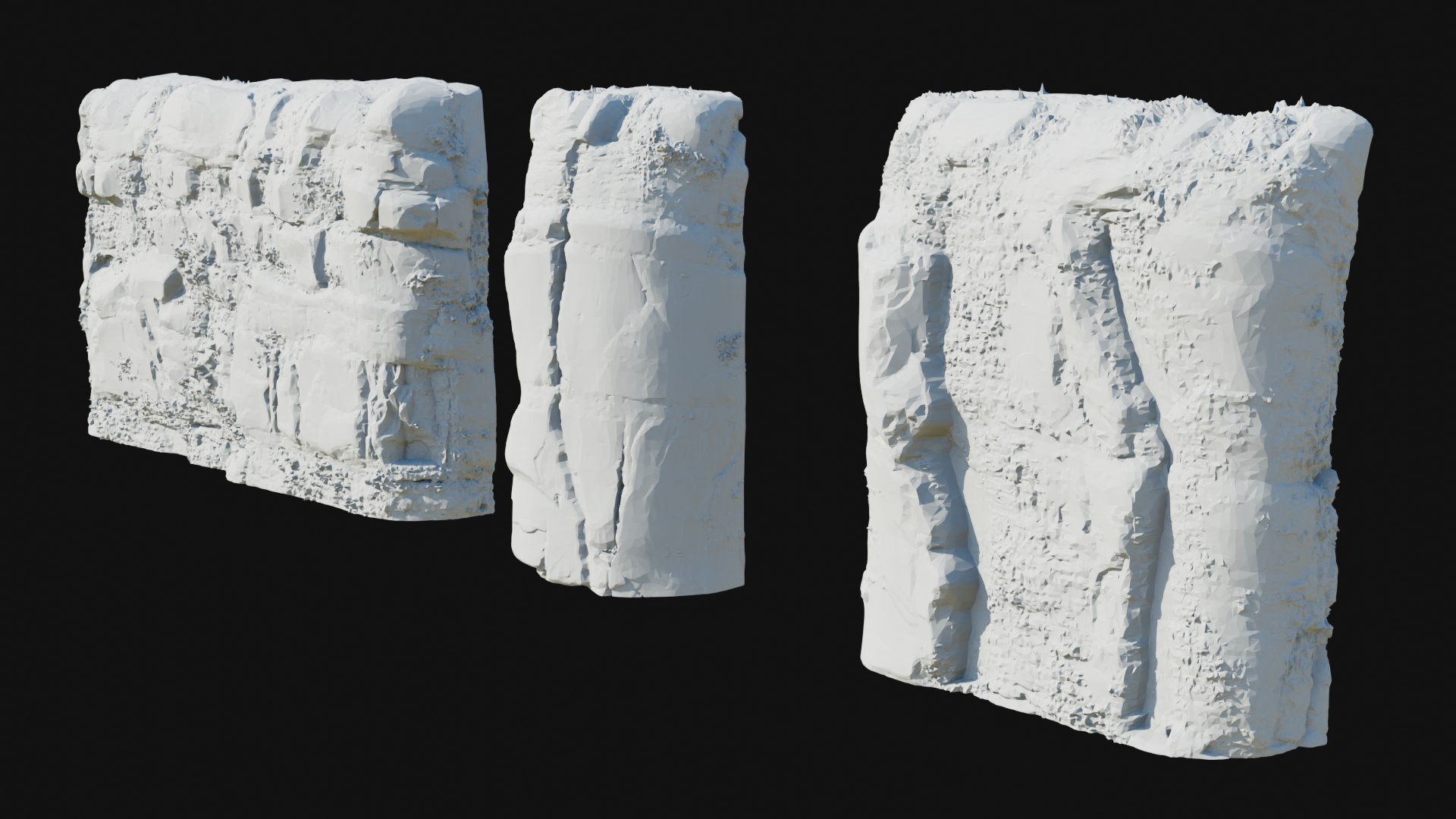 Mossy Cliff 3D Model - TurboSquid 1967457