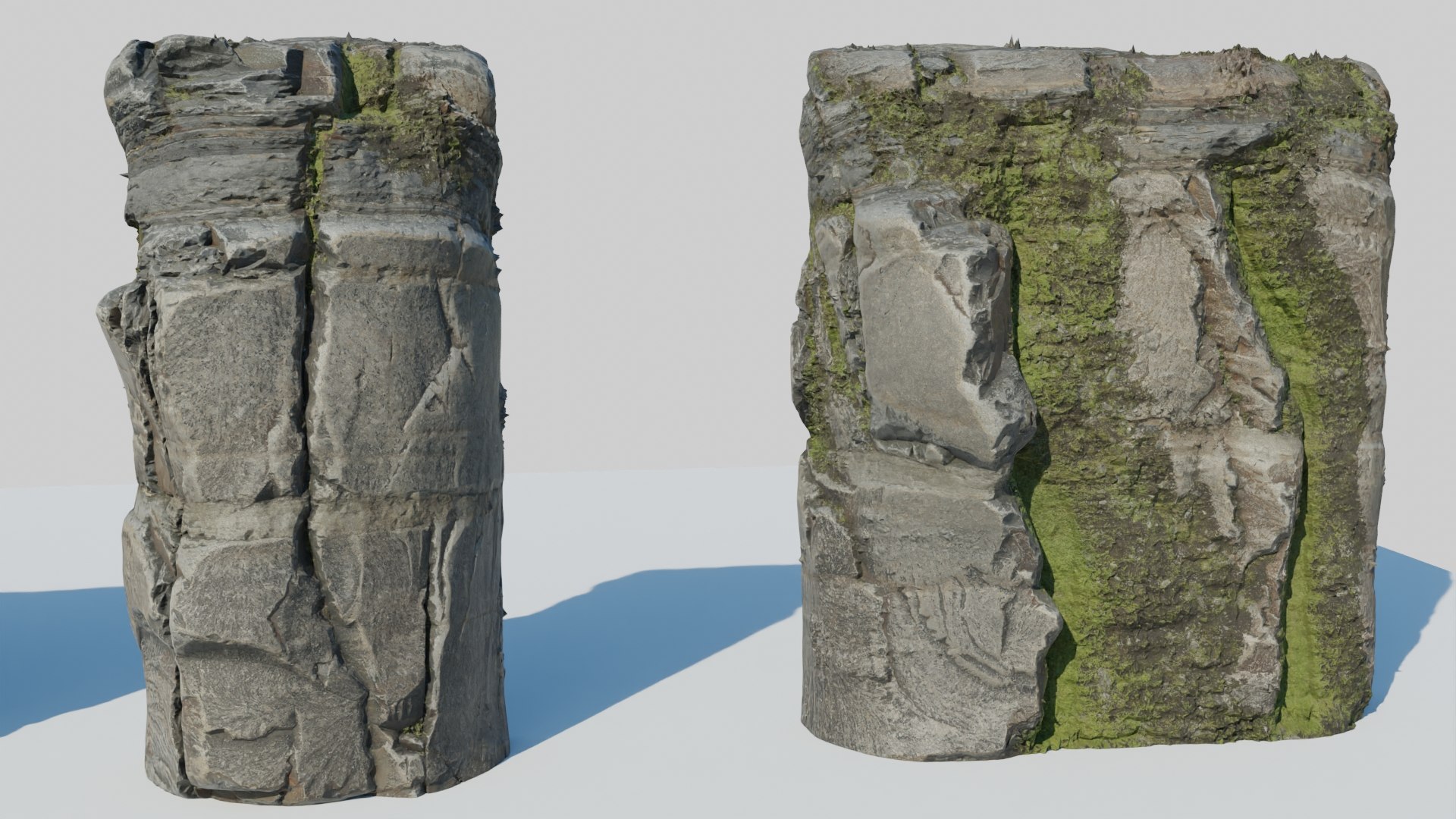 Mossy Cliff 3D Model - TurboSquid 1967457