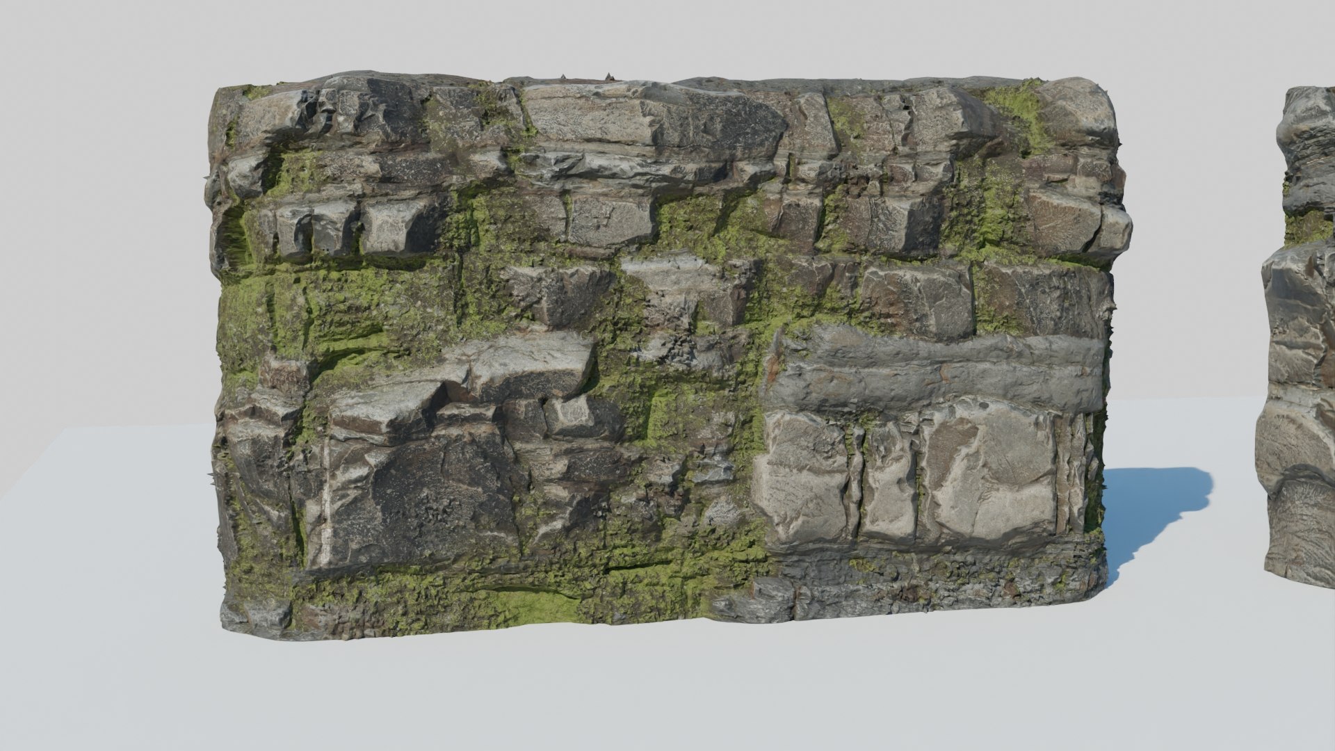Mossy Cliff 3D Model - TurboSquid 1967457