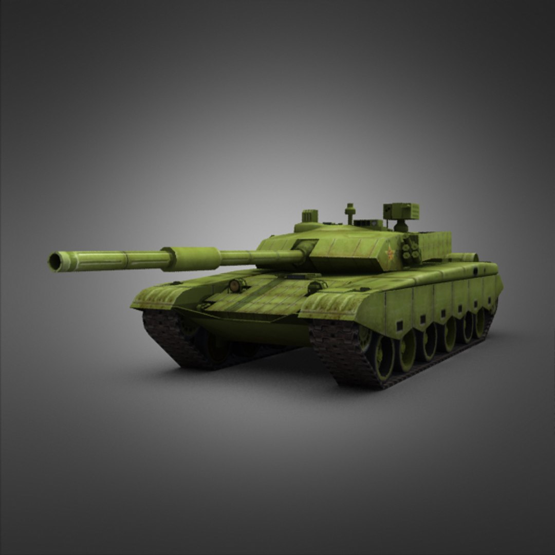 3d Model Ztz99 Type 99 Tank