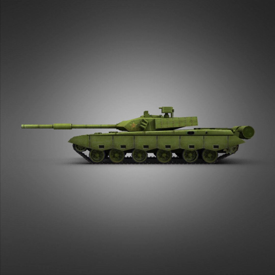 3d Model Ztz99 Type 99 Tank