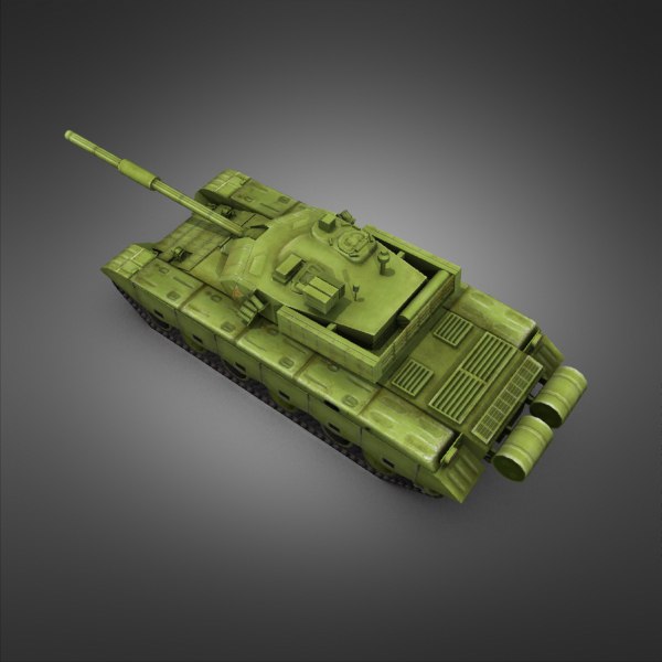 3d model ztz99 type 99 tank