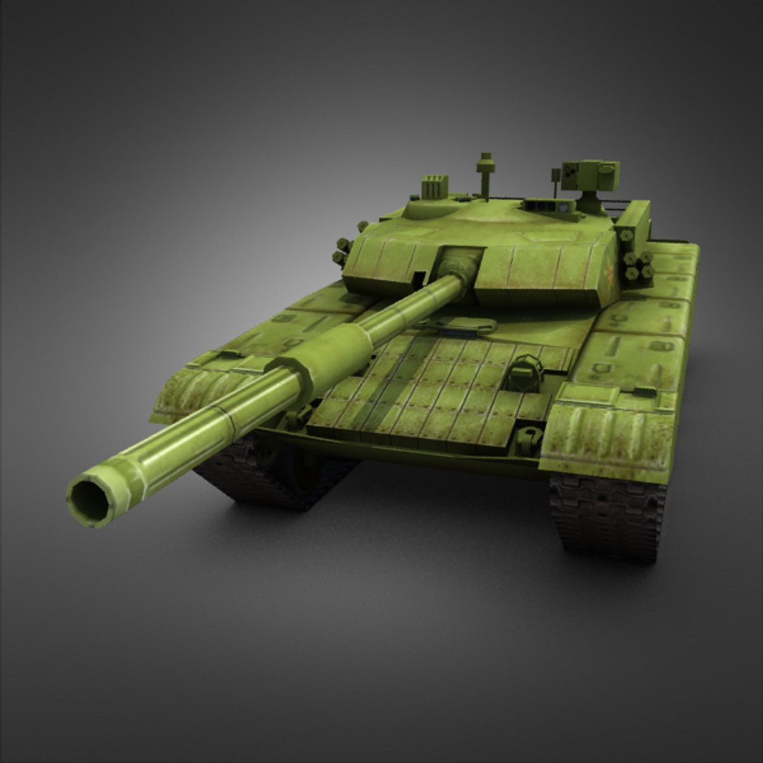 3d Model Ztz99 Type 99 Tank