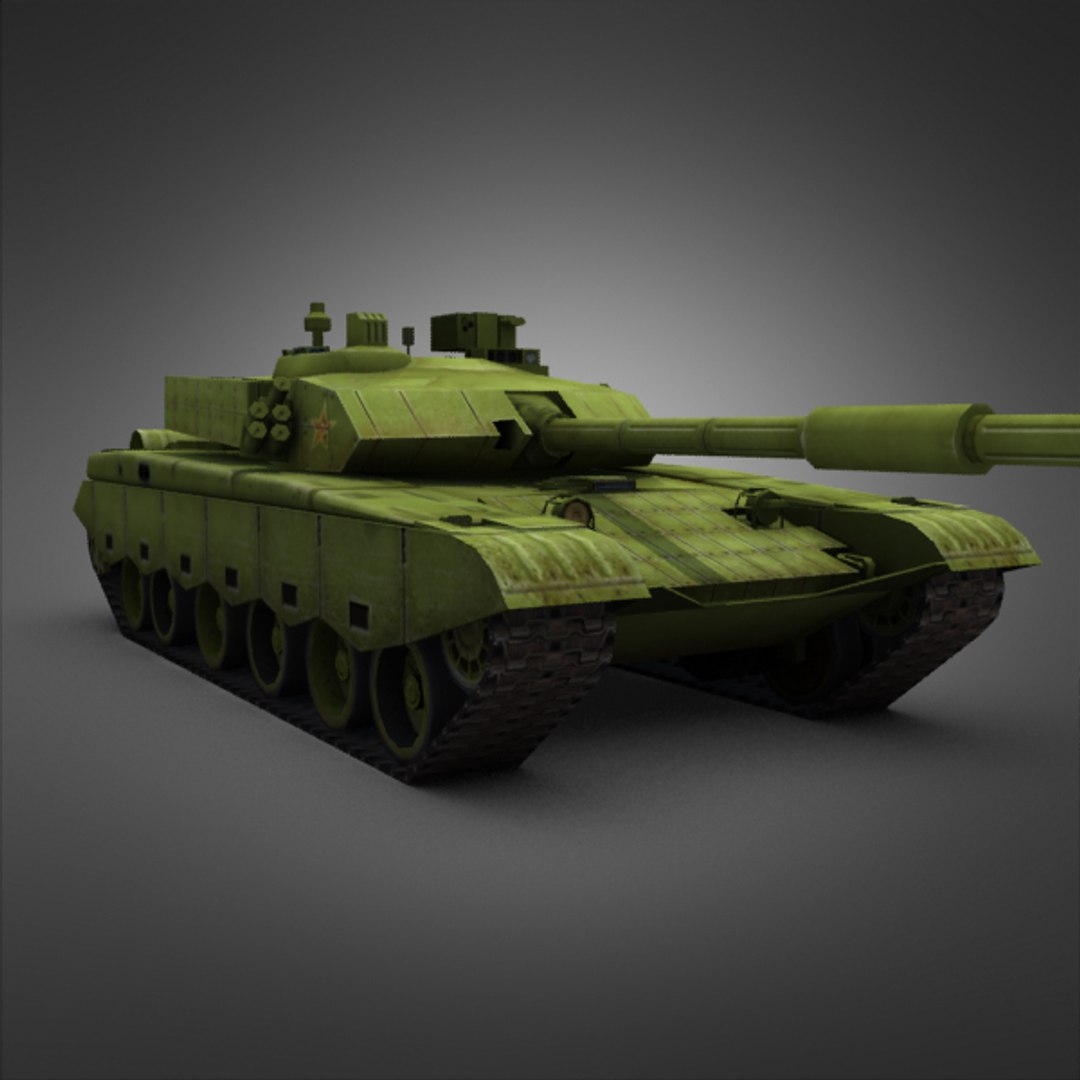 3d Model Ztz99 Type 99 Tank