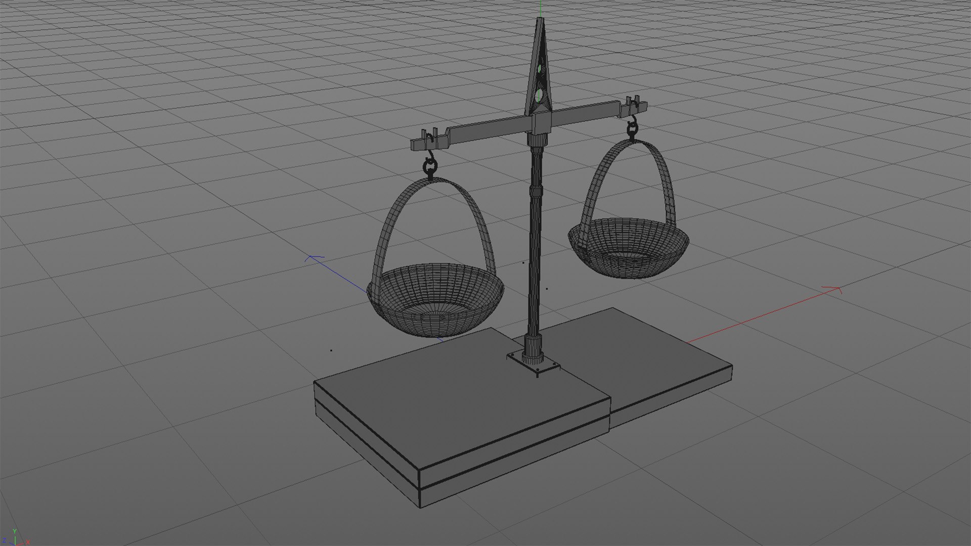 3D Model Balance Scales - TurboSquid 1975516