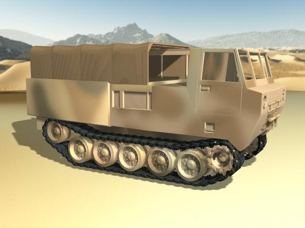 3d m548 military tank