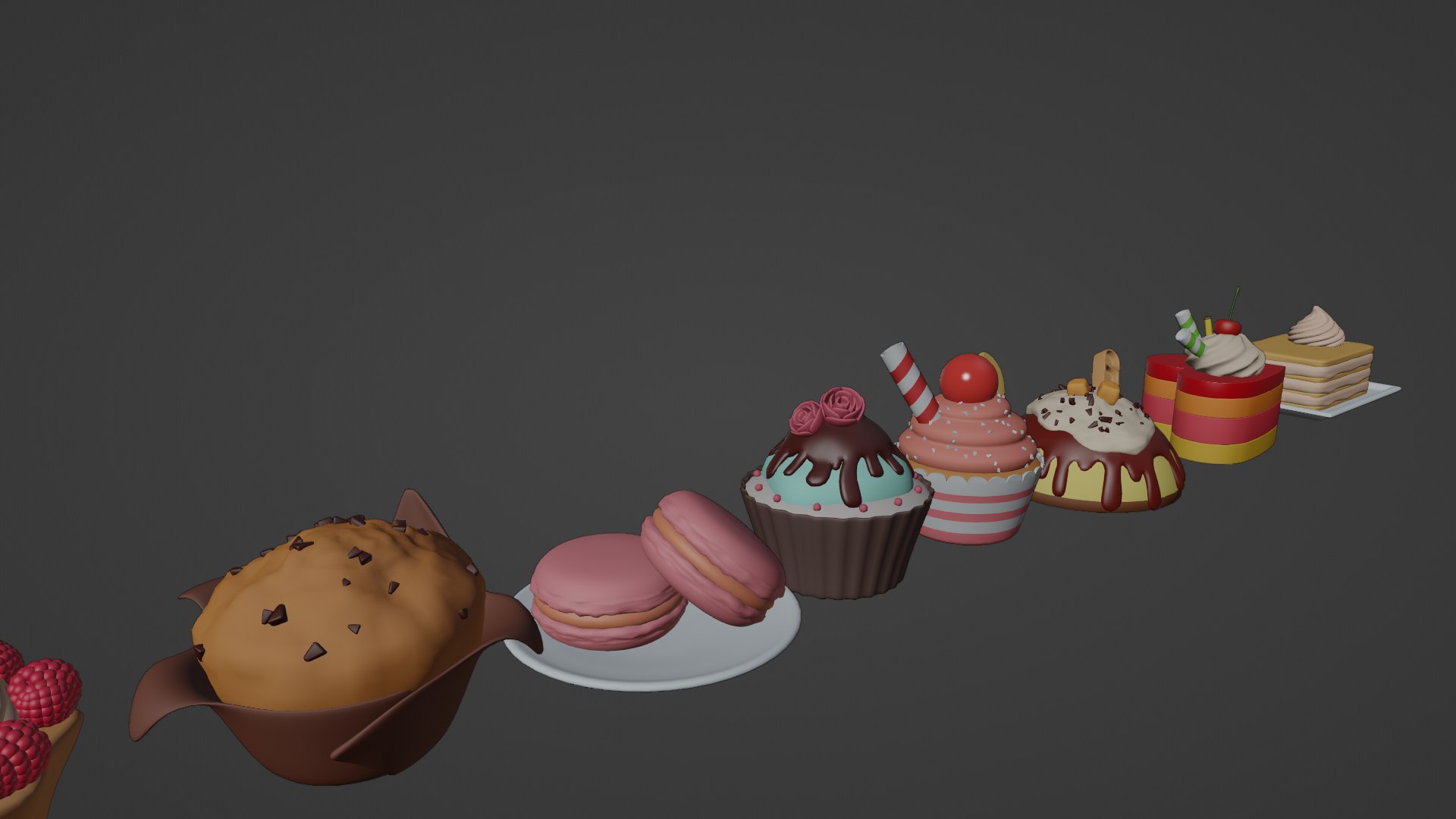 3D Model DESSERTS PACK - TurboSquid 2247953
