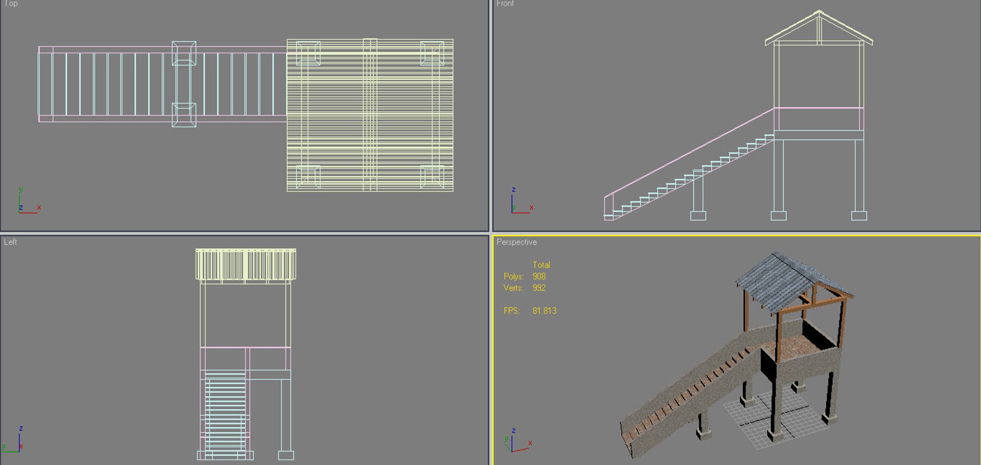 Platform 3 3D model - TurboSquid 1401501