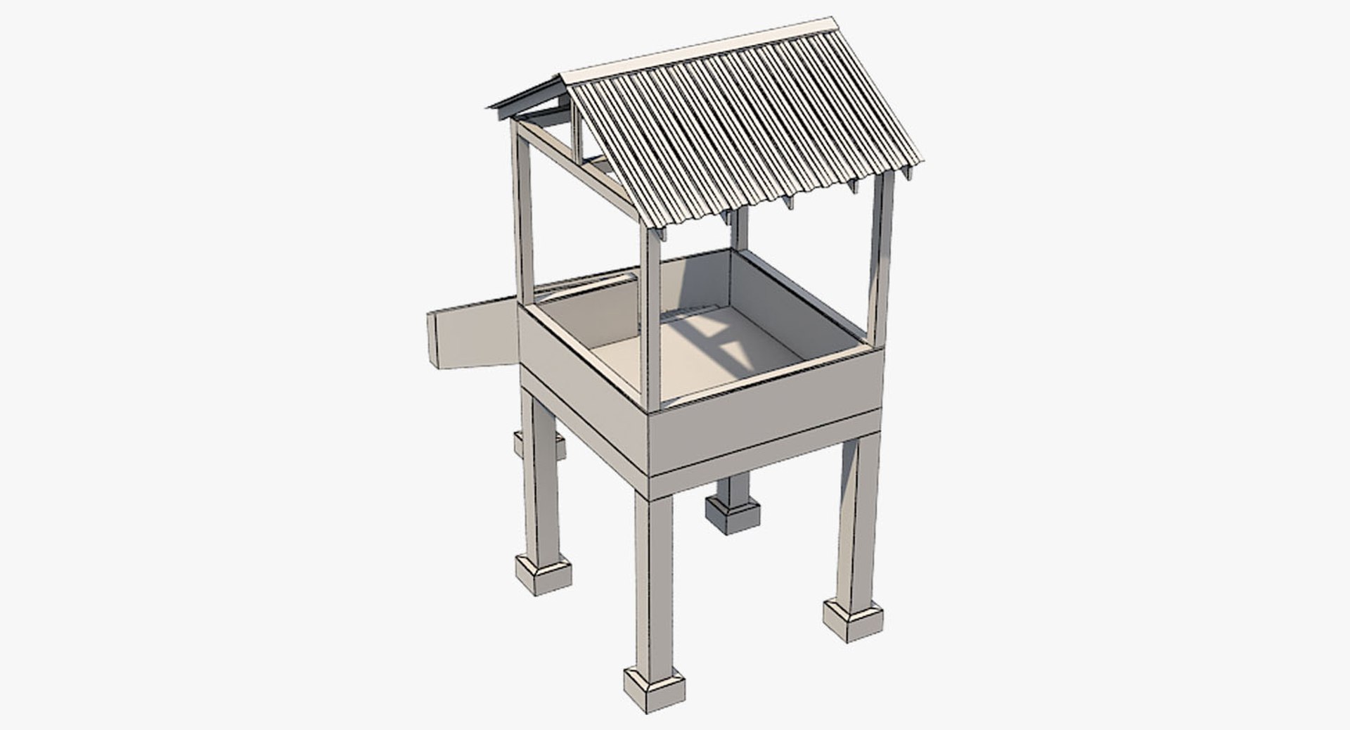 Platform 3 3D model - TurboSquid 1401501