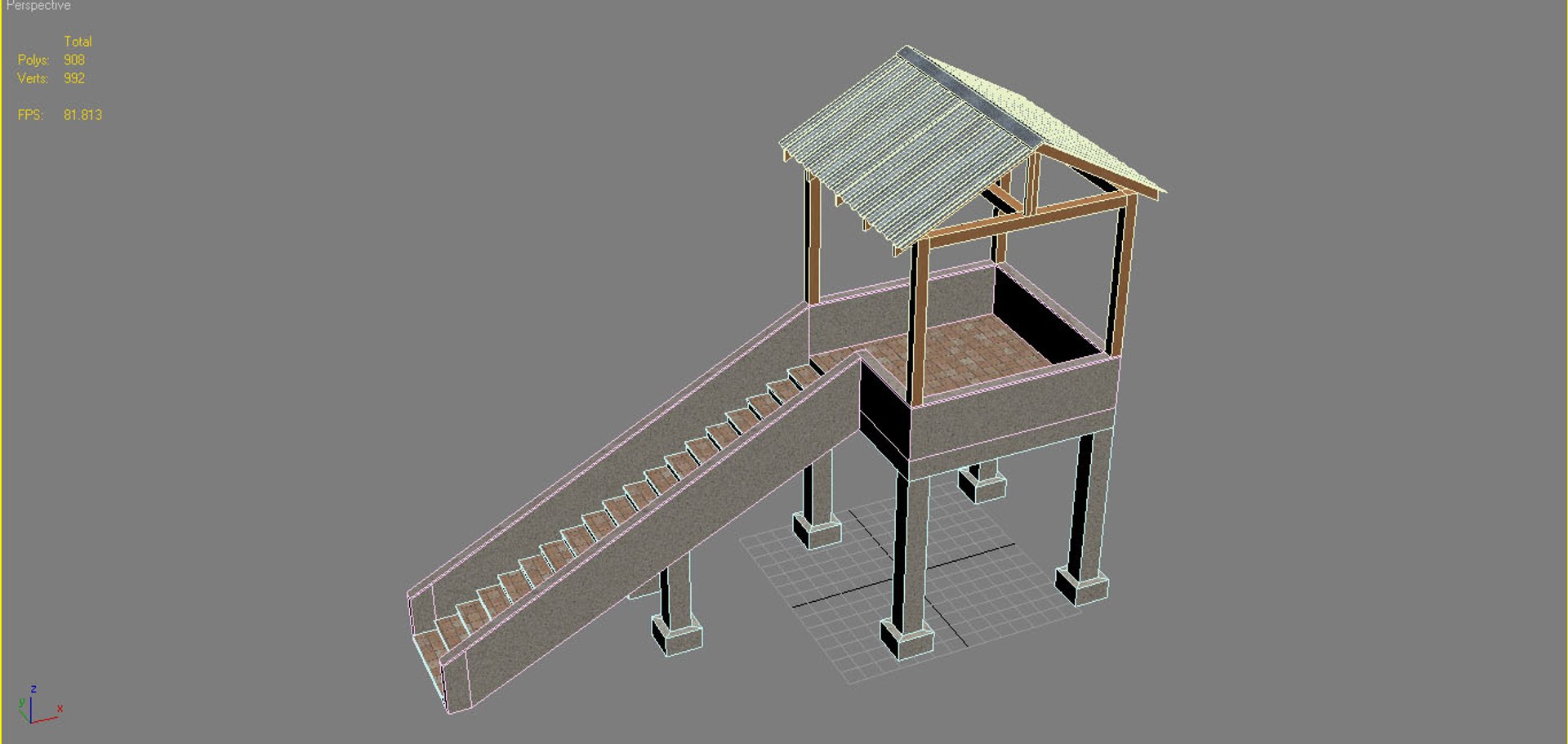 Platform 3 3D model - TurboSquid 1401501
