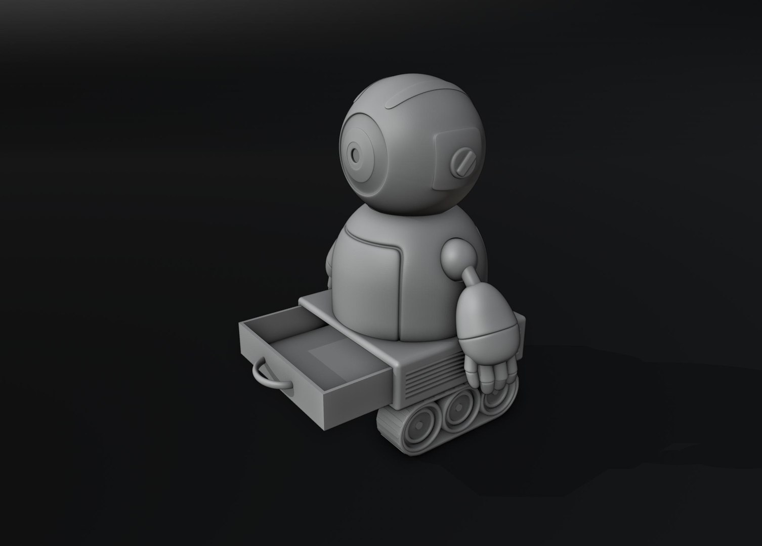 Friendly Robot Posable 3D - TurboSquid 2255503