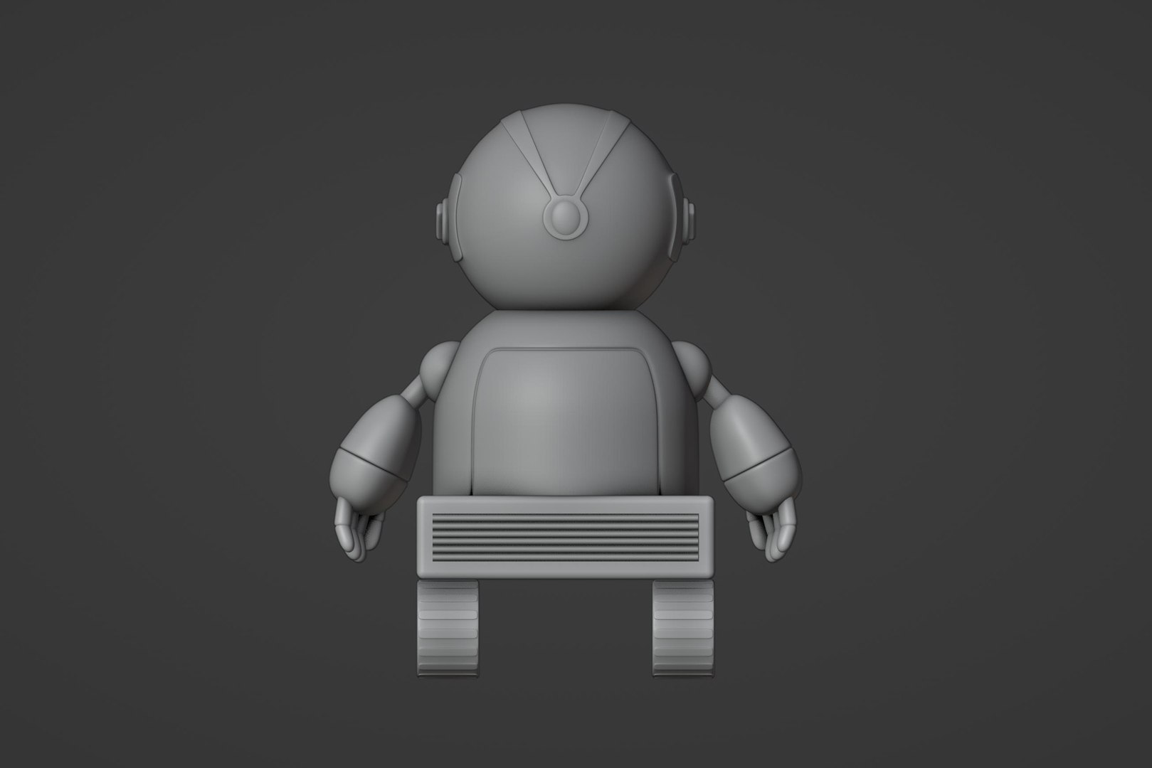 Friendly Robot Posable 3D - TurboSquid 2255503