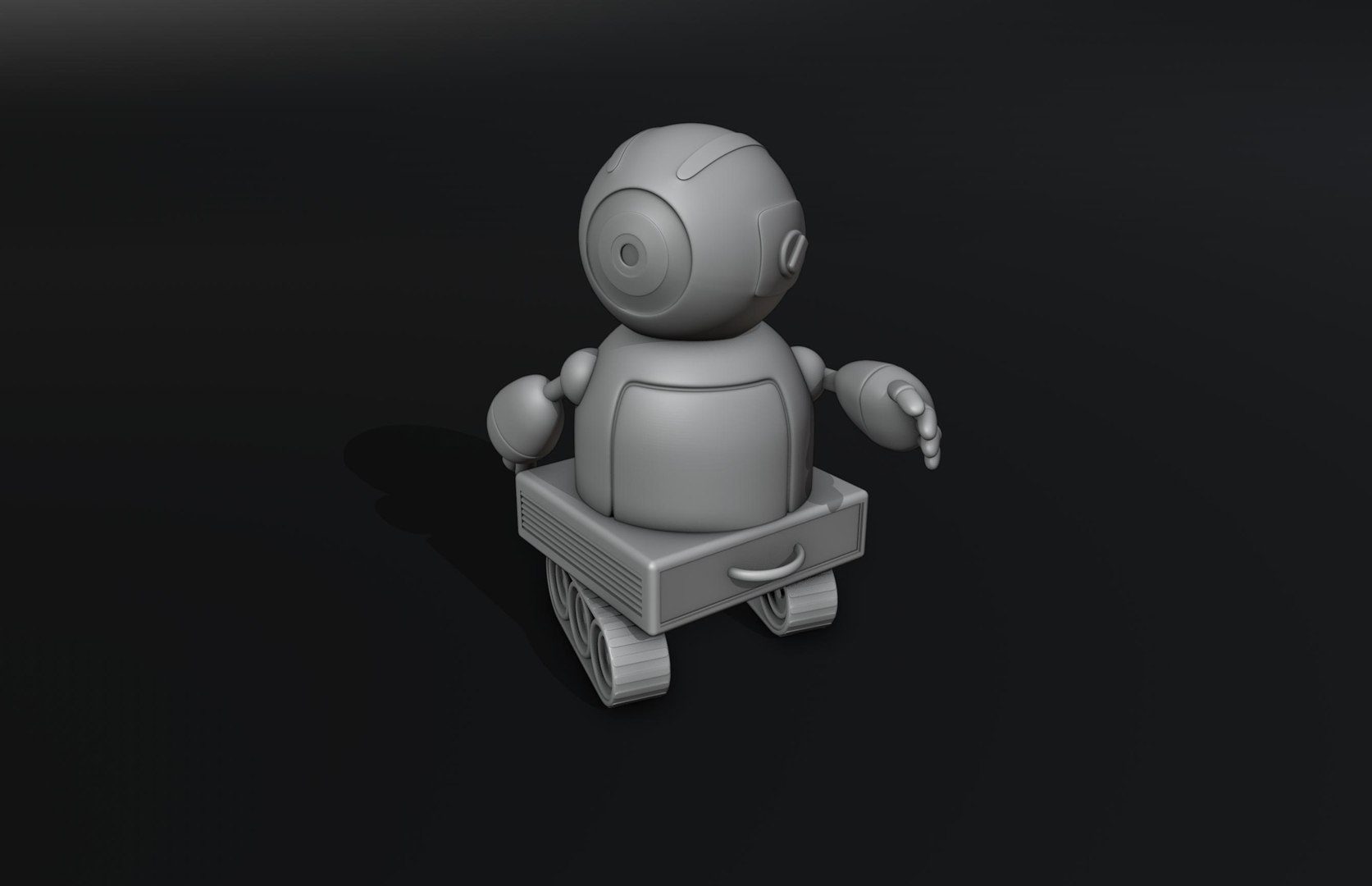 Friendly Robot Posable 3D - TurboSquid 2255503