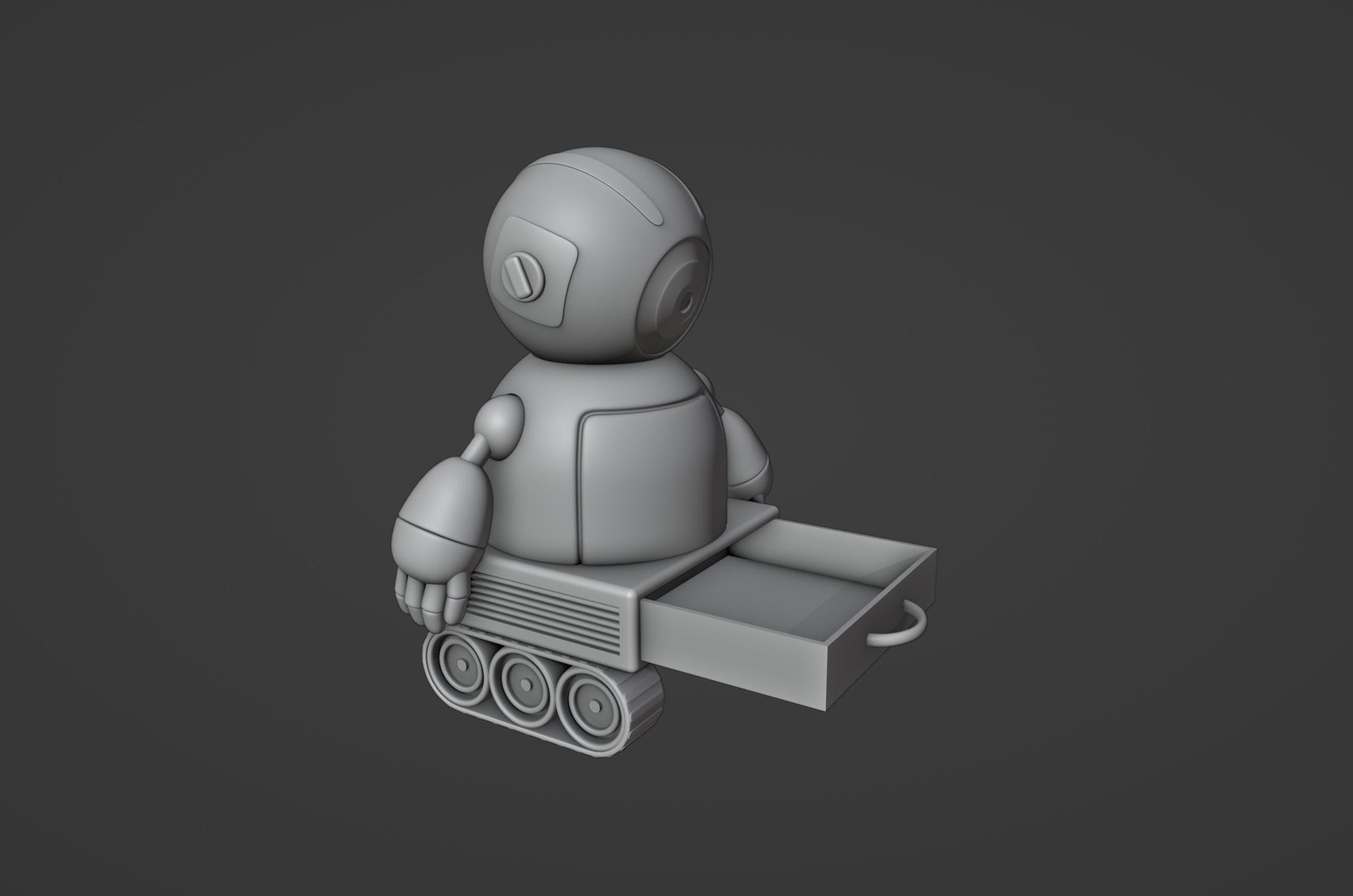 Friendly Robot Posable 3D - TurboSquid 2255503