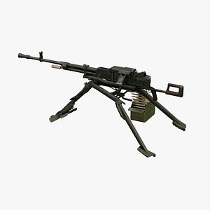 Heavy Machine Gun Nsv 3d Max