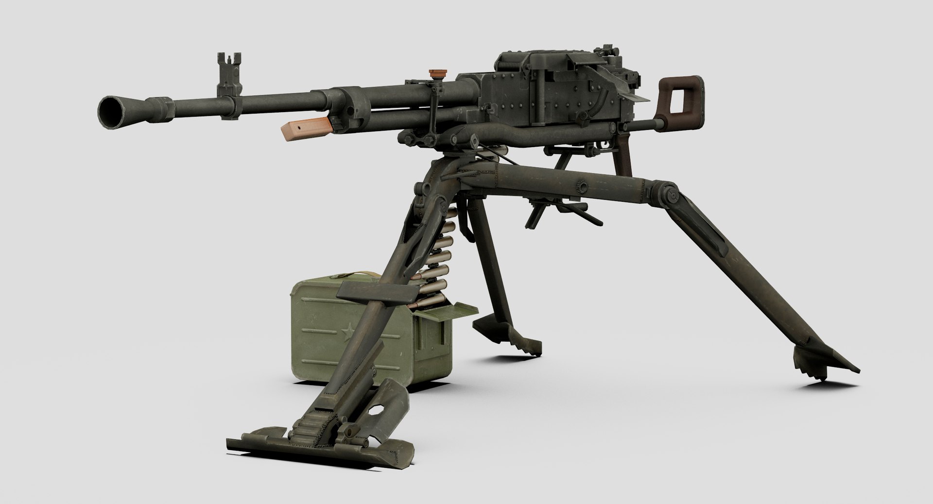 Heavy Machine Gun Nsv Model - TurboSquid 1322952