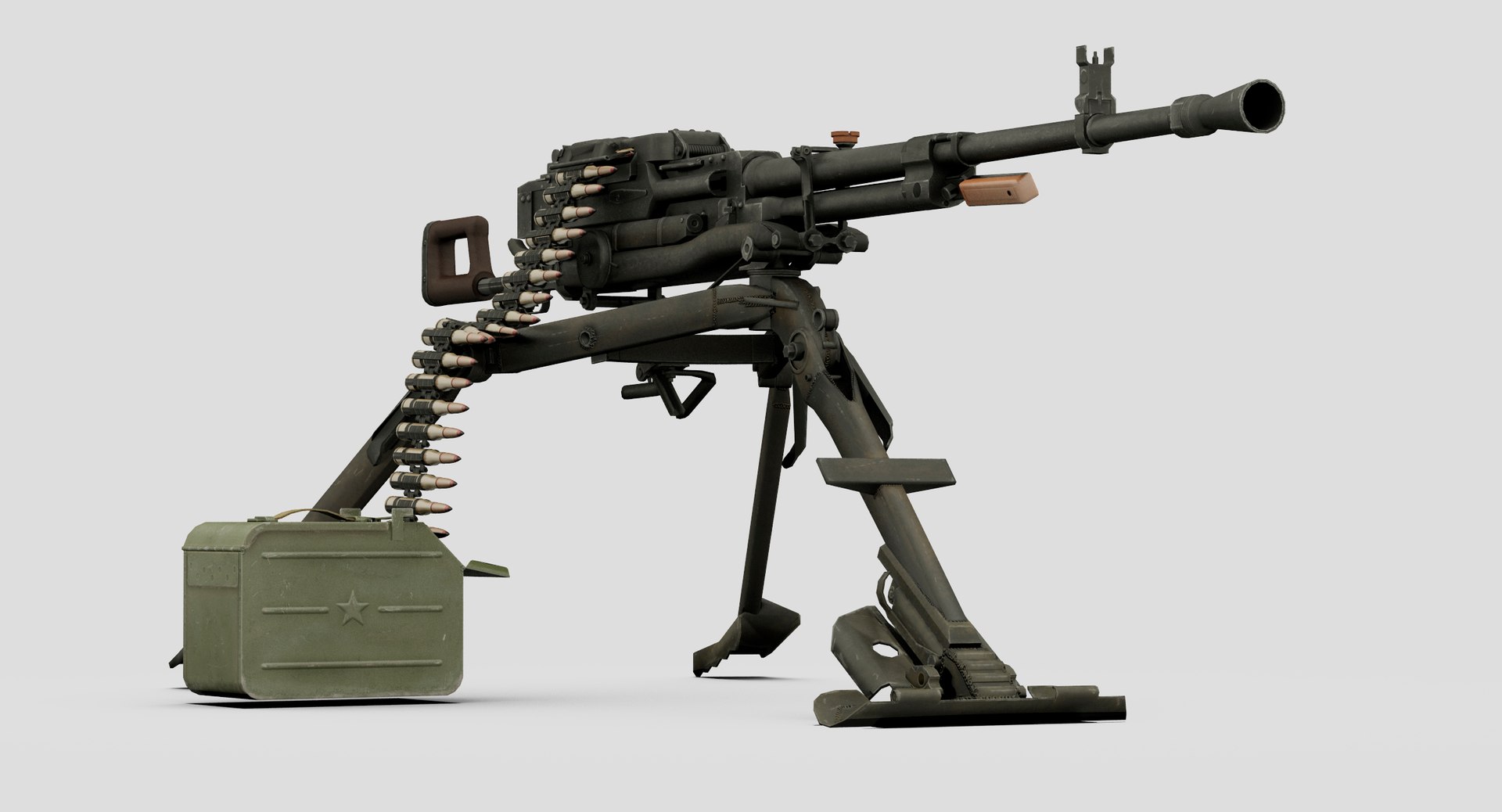 Heavy Machine Gun Nsv Model - TurboSquid 1322952