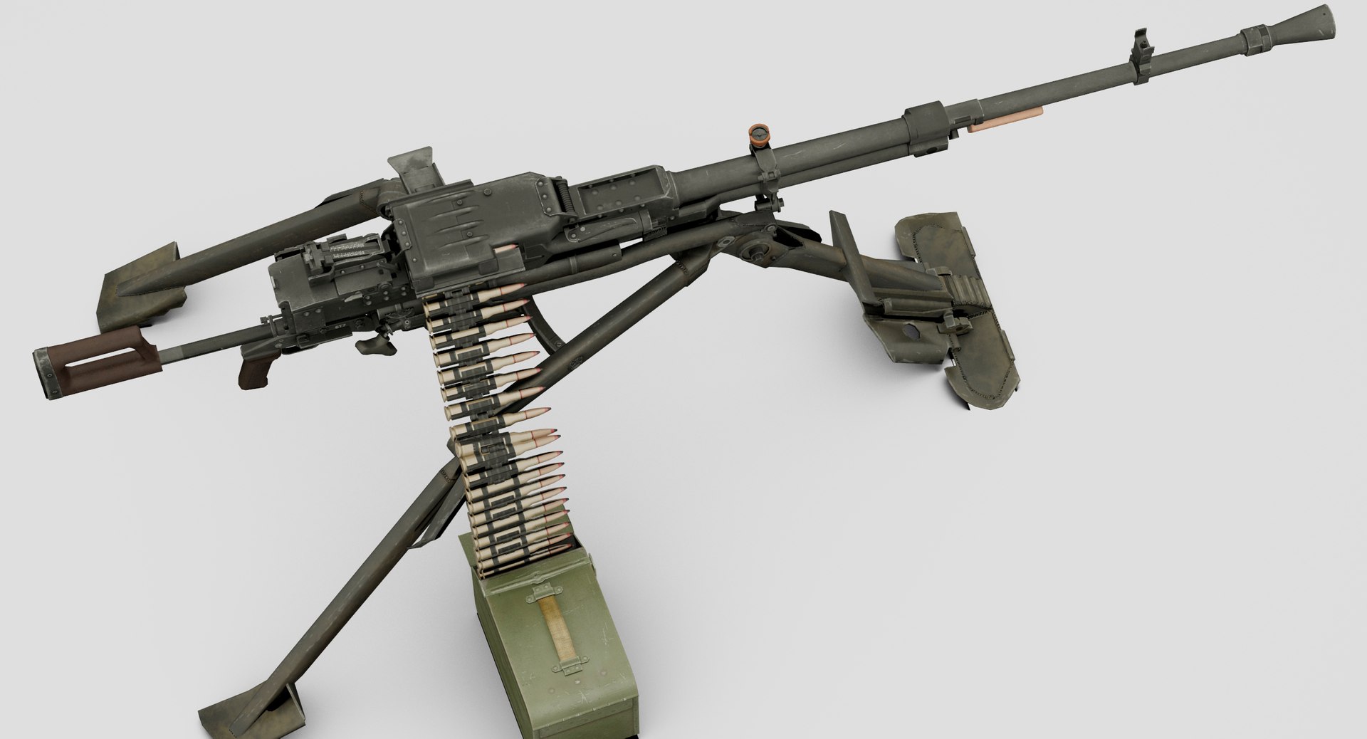 Heavy Machine Gun Nsv Model - TurboSquid 1322952
