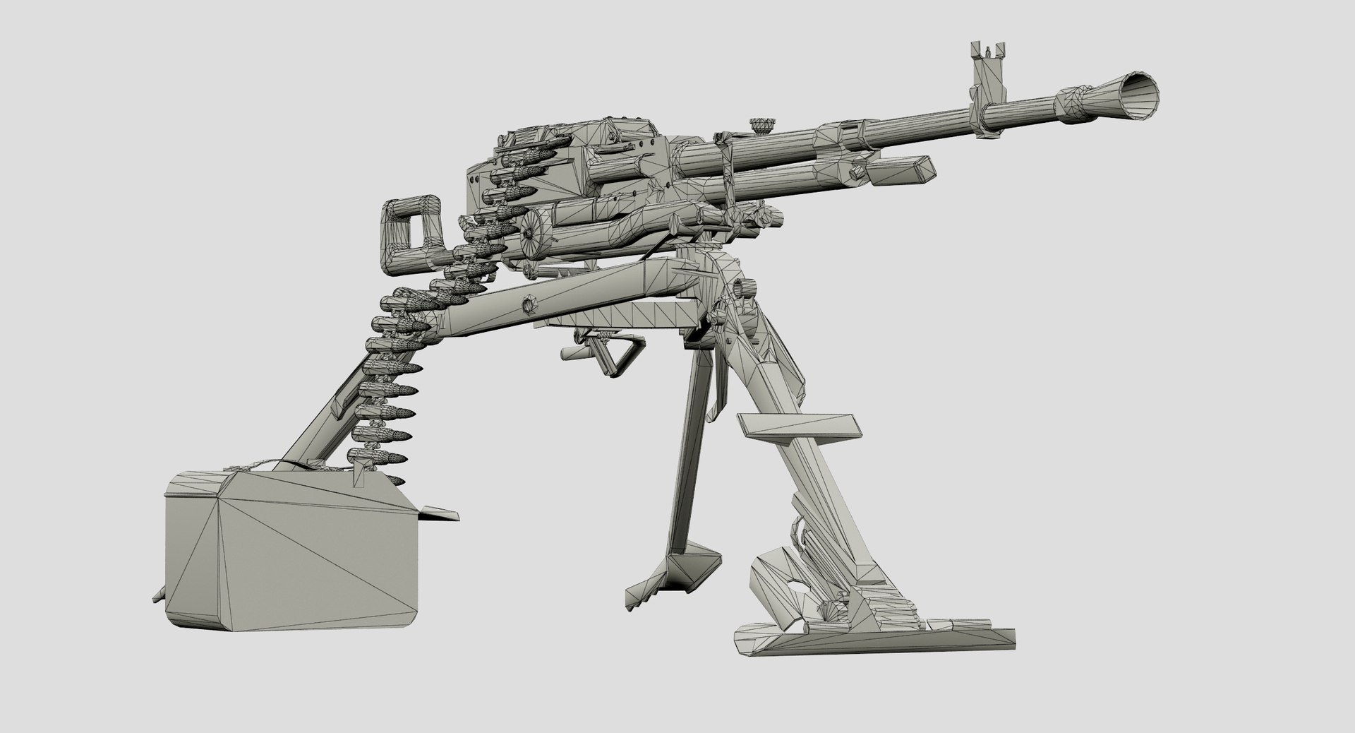 Heavy Machine Gun Nsv Model - TurboSquid 1322952