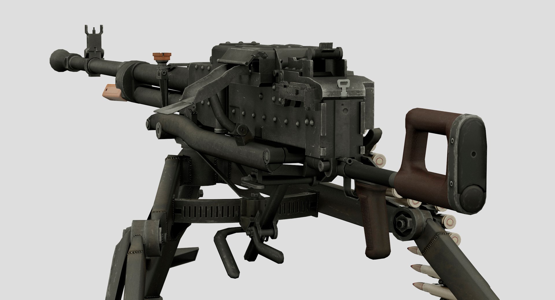 Heavy Machine Gun Nsv Model - TurboSquid 1322952