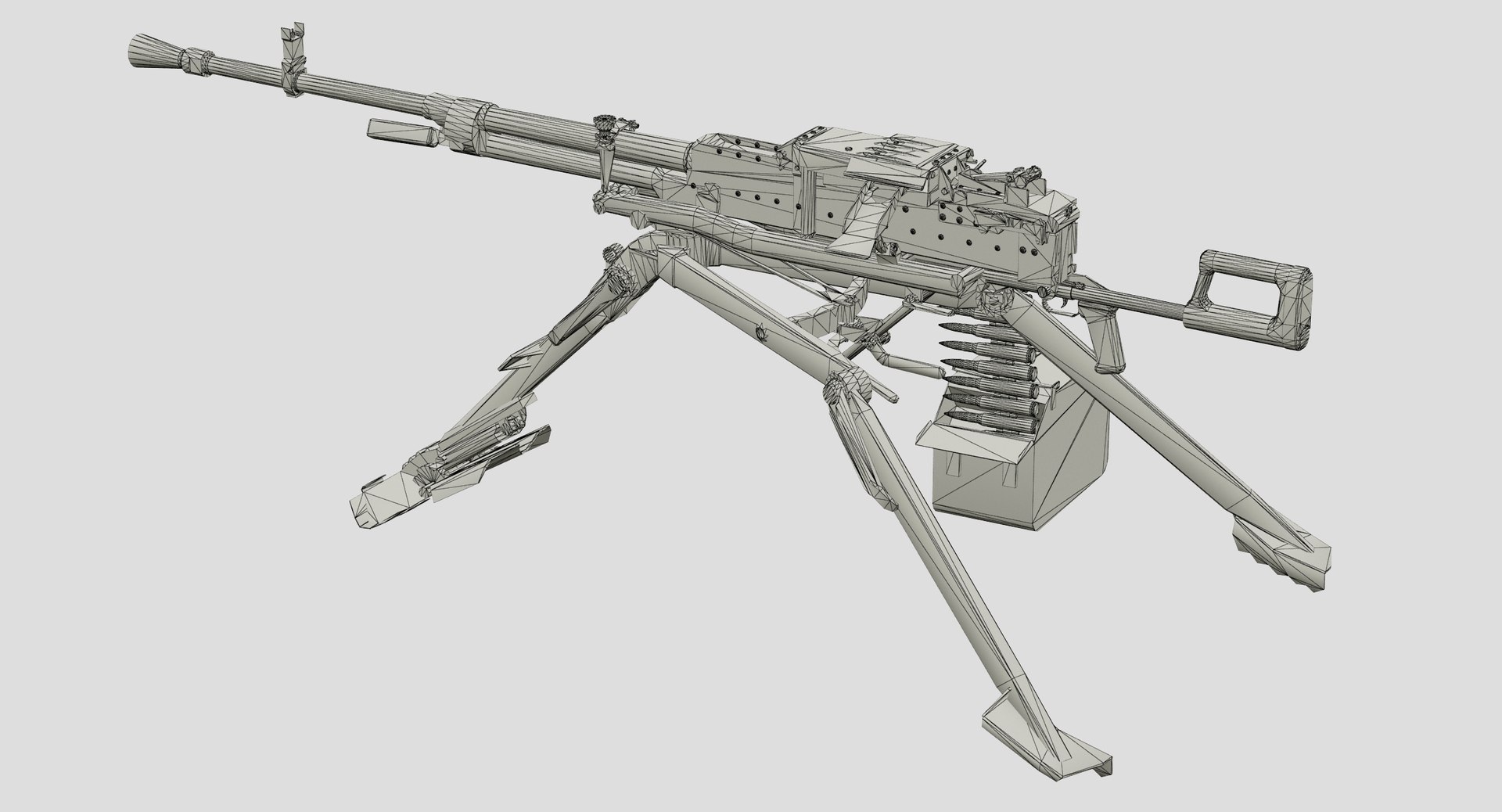 Heavy Machine Gun Nsv Model - TurboSquid 1322952