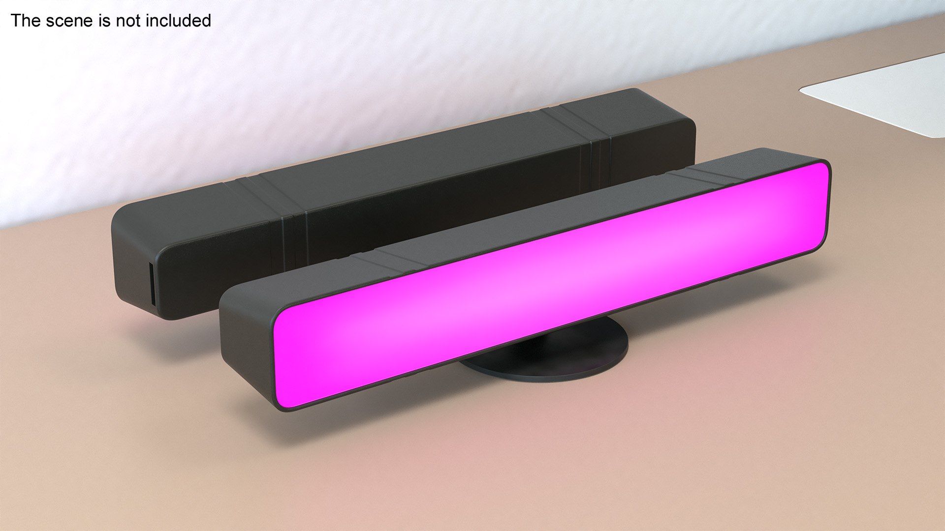 3D Horizontal Ambient Purple Light Bar - TurboSquid 2201870