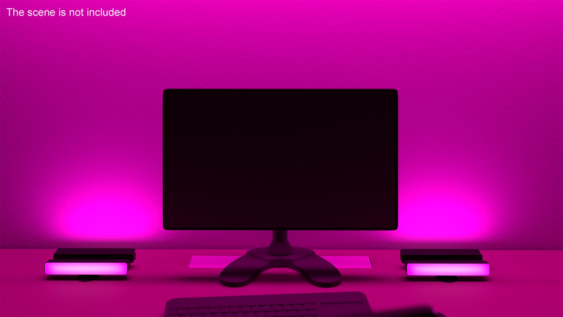 3D Horizontal Ambient Purple Light Bar - TurboSquid 2201870
