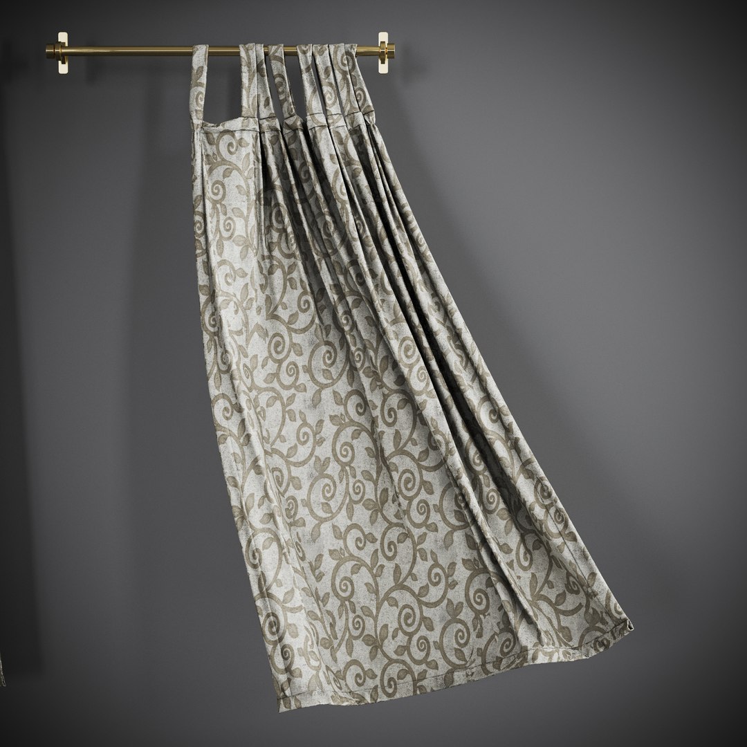 3D Model Curtains - TurboSquid 2035631