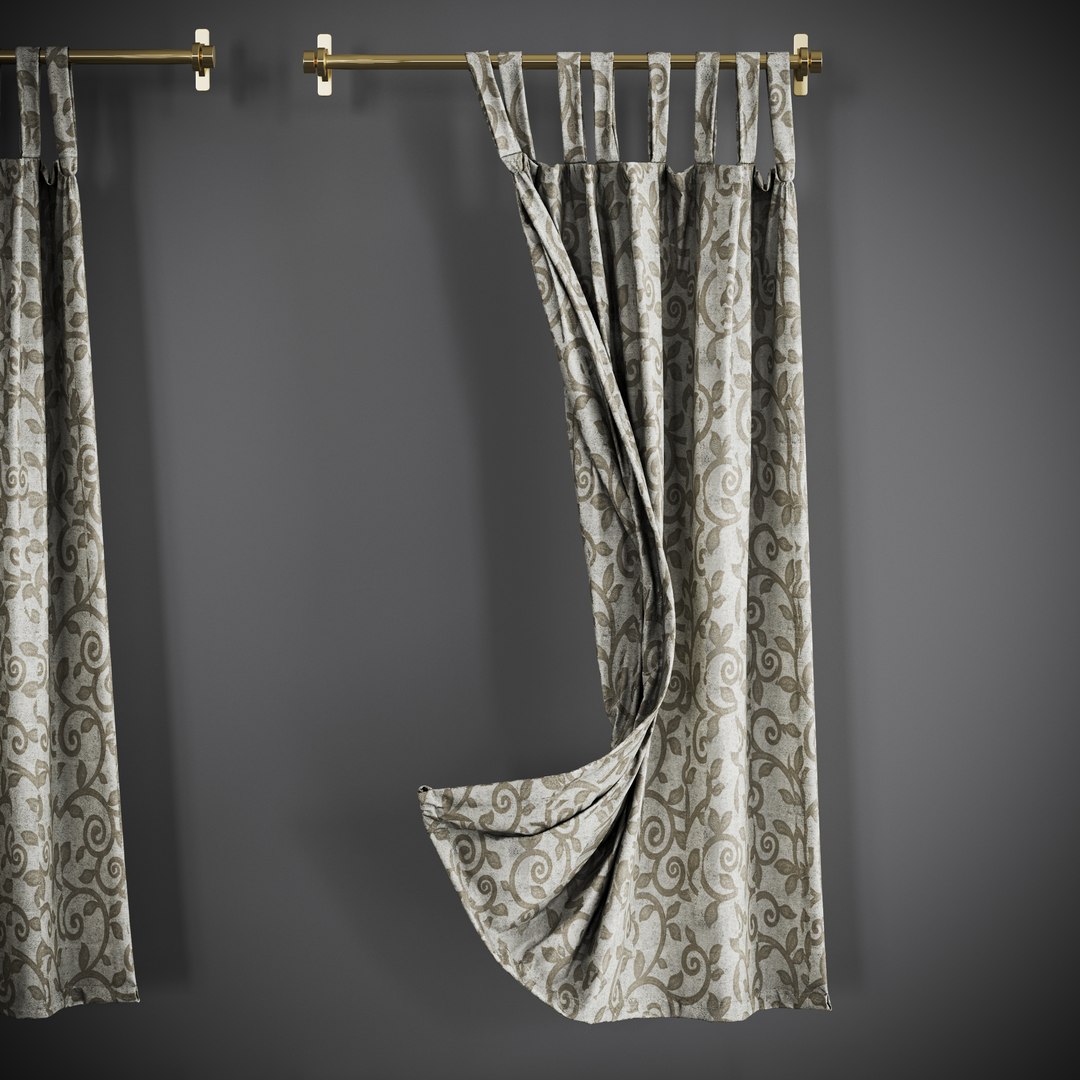3D Model Curtains - TurboSquid 2035631