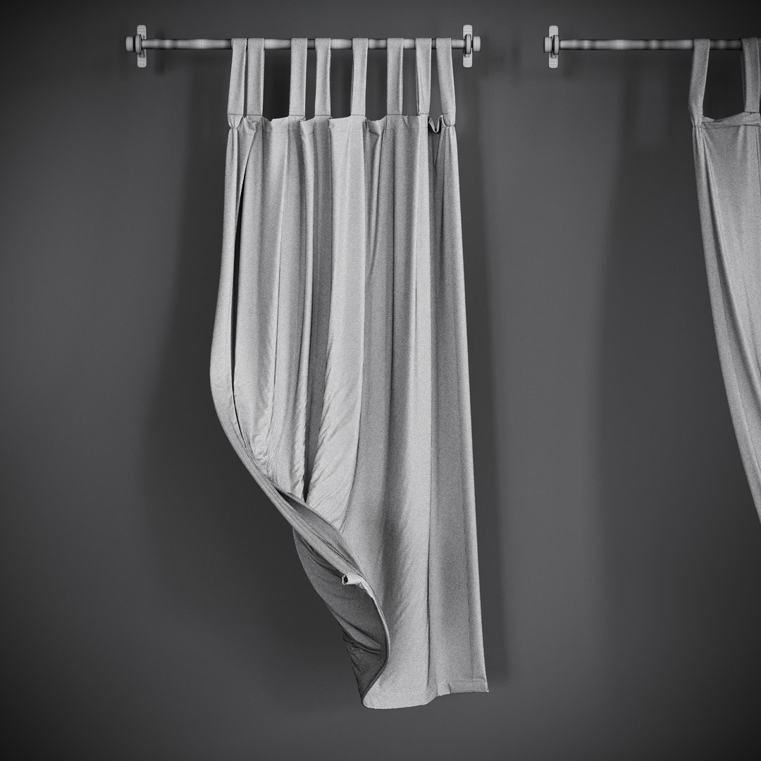 3D Model Curtains - TurboSquid 2035631