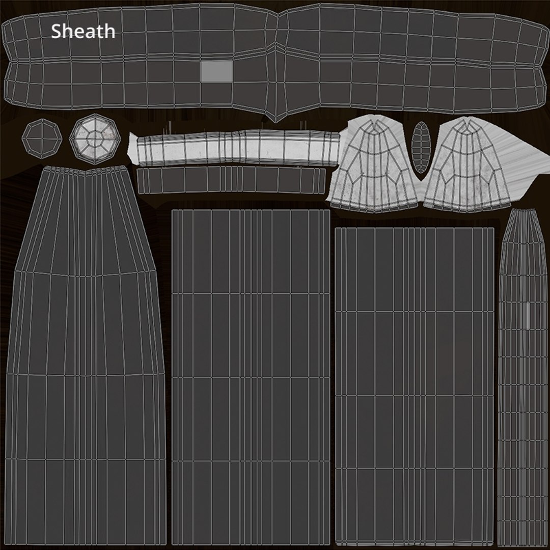 Medieval Sword 03 Plus Old Texture And Sheath 3D Model - TurboSquid 2043084