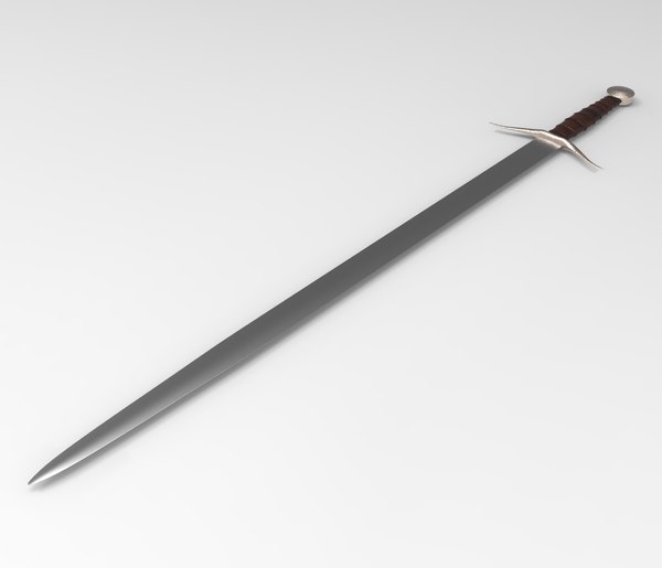 modelo 3d Espada medieval simple gratis - TurboSquid 1619649