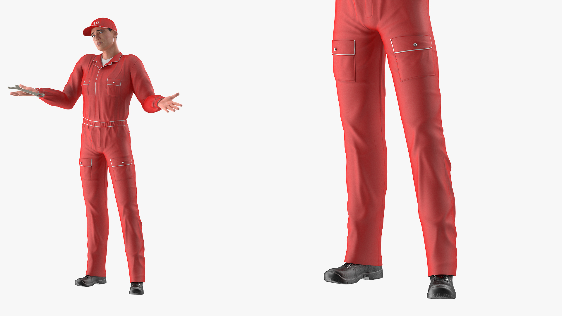 3D model auto mechanic shrugs - TurboSquid 1603934